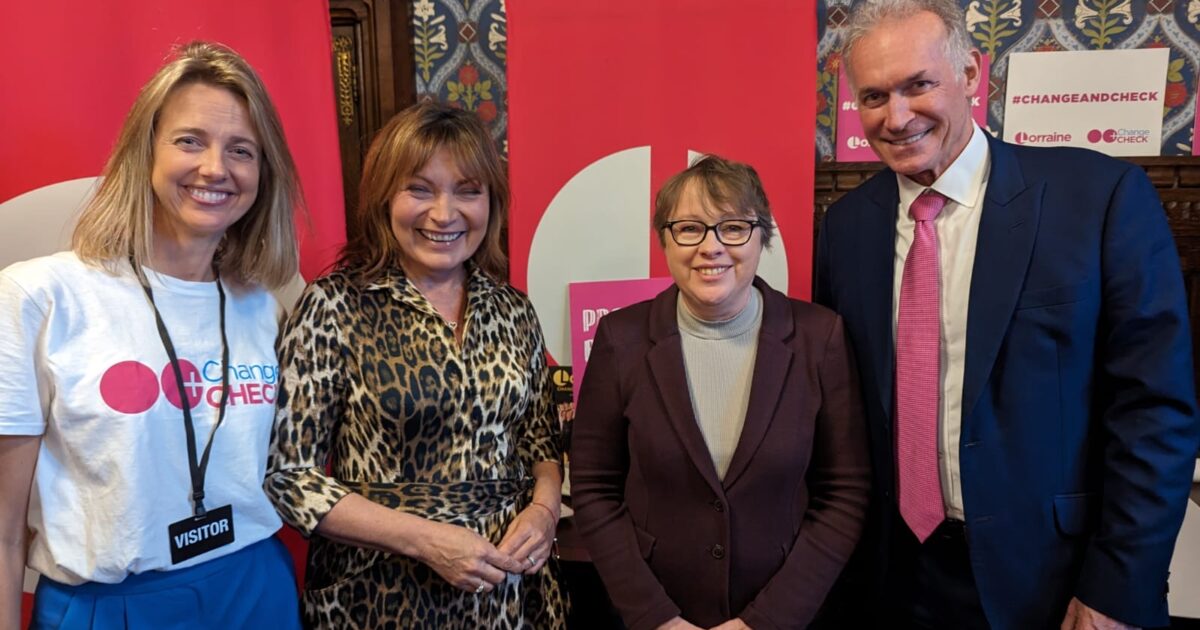 Check + Change breast cancer campaign - Maria Eagle MP