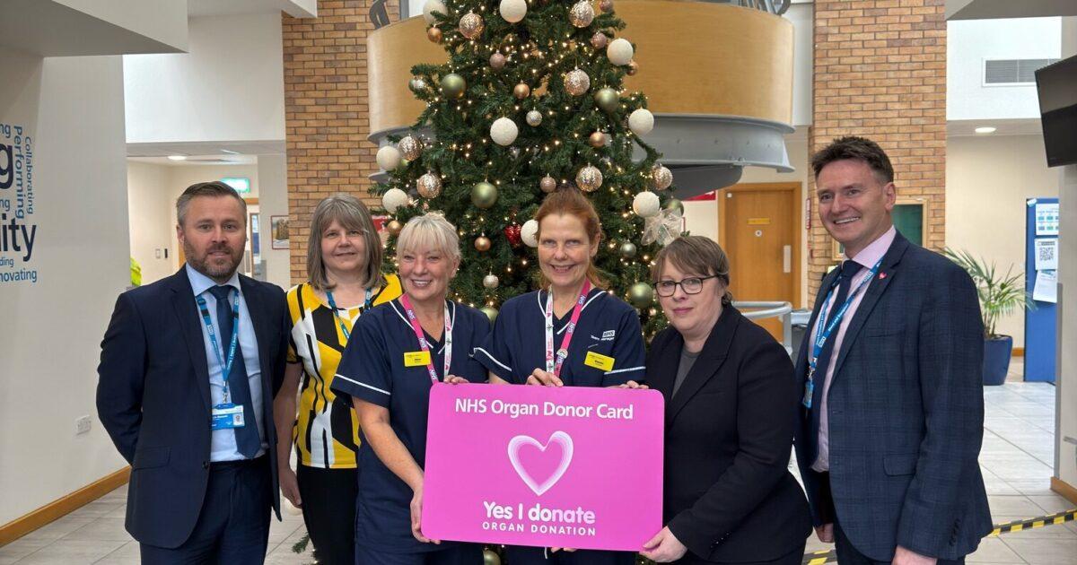 NHS Blood and Organ Transplant visit - Maria Eagle MP